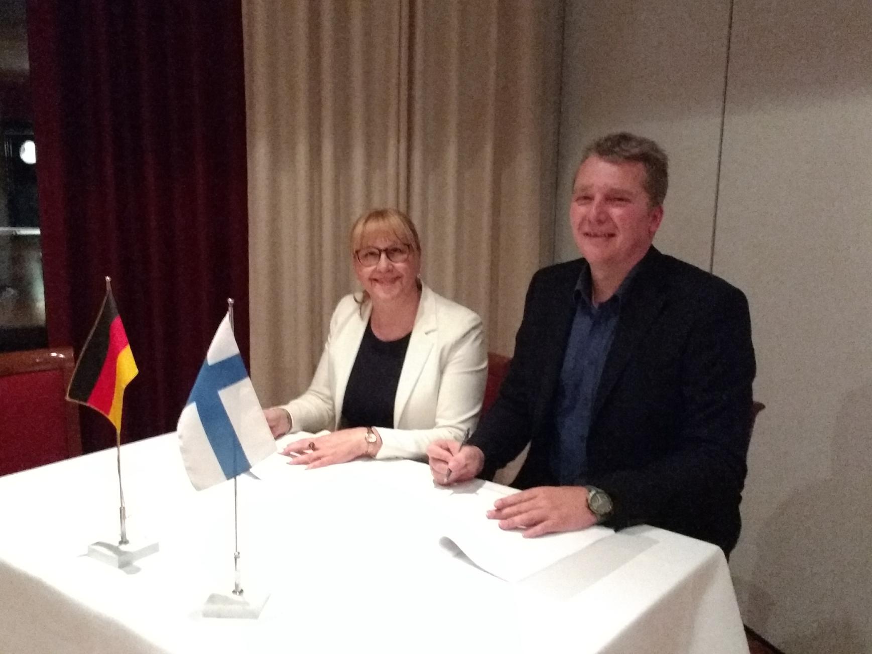 Neue Rahmenvereinbarung mit Finnland unterzeichnet